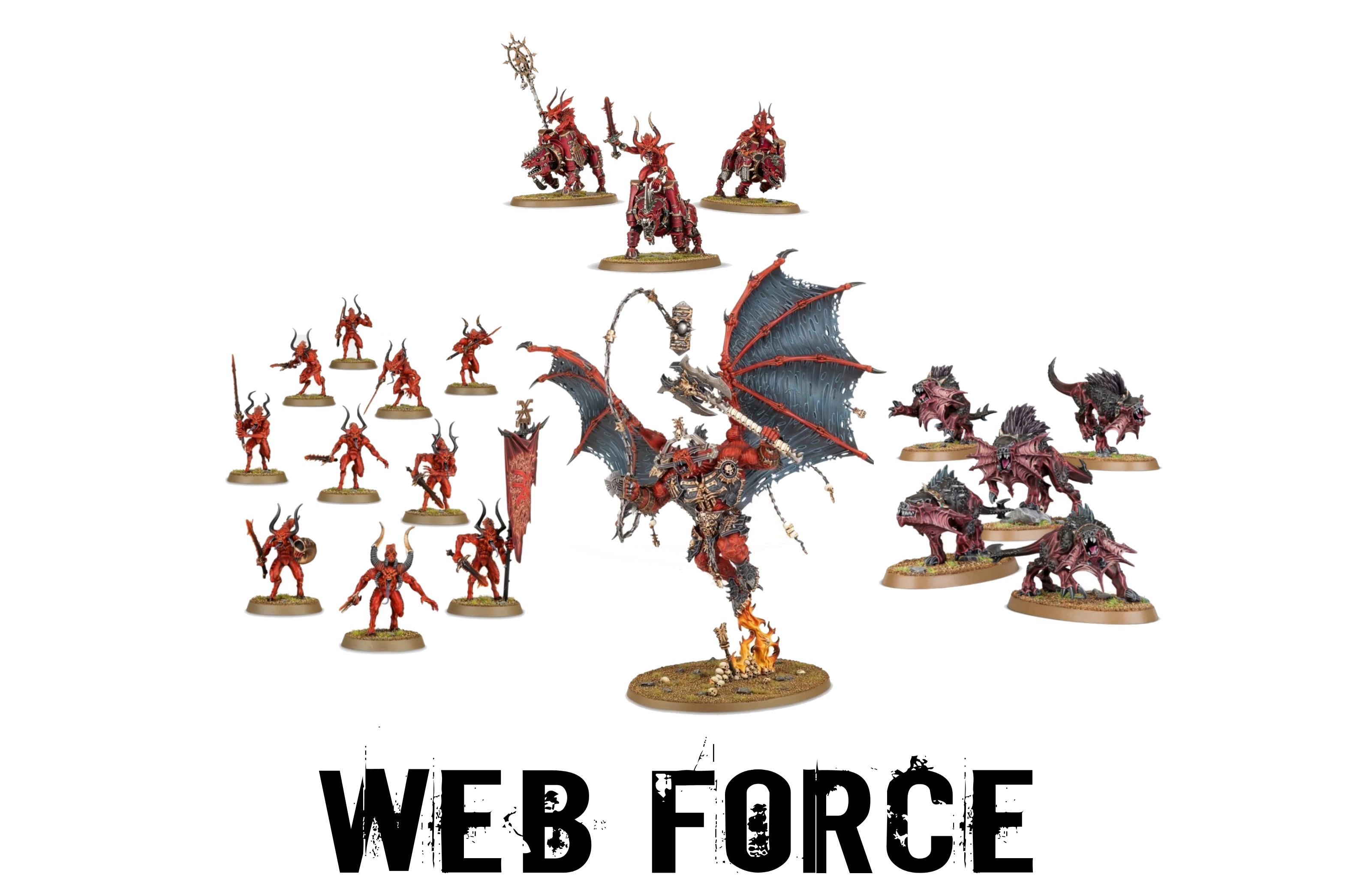 Купить (Starter Set) Web Force - Daemons of Khorne в литейной мастерской Webway