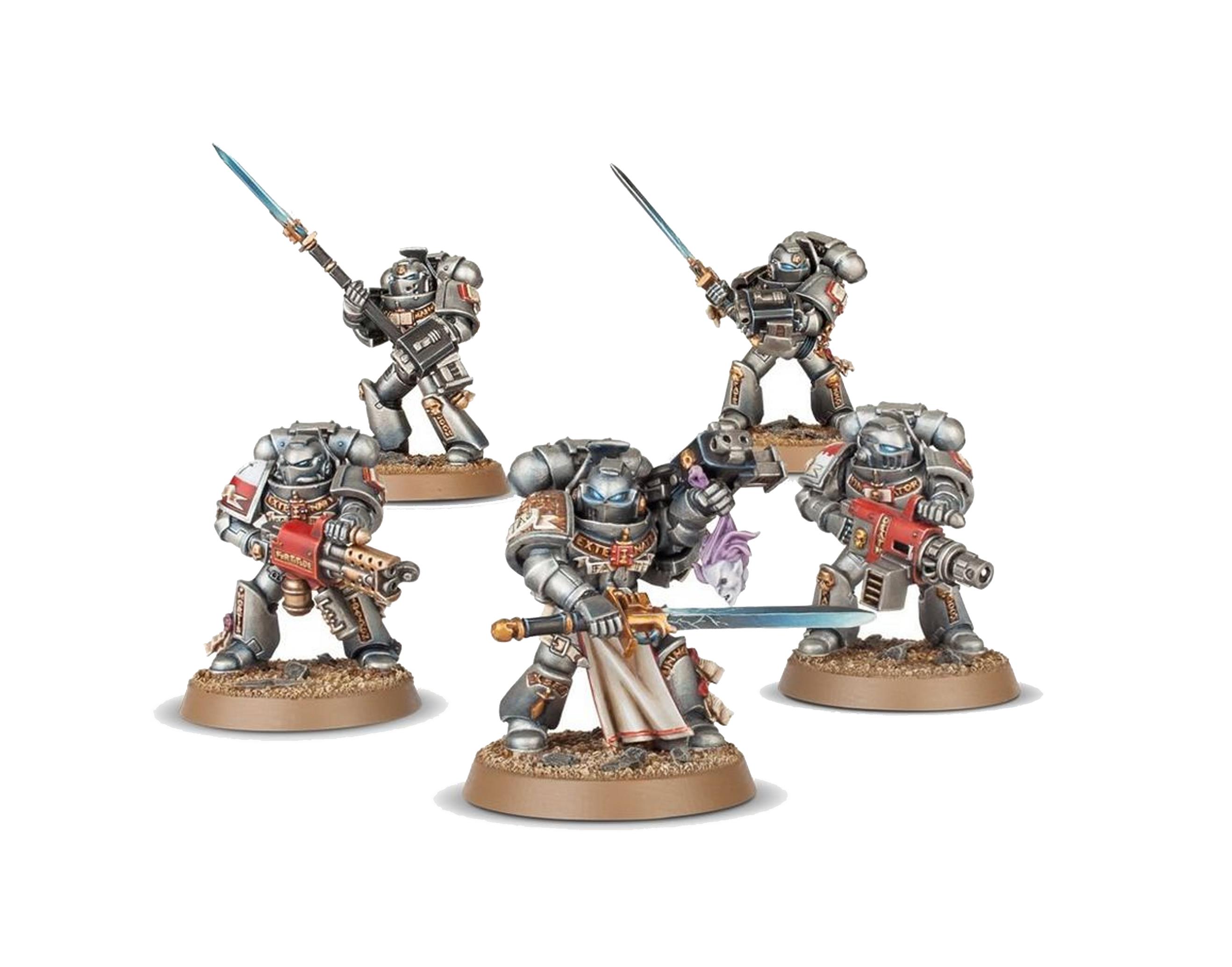 Купить Grey Knights Strike Squad (5 шт) (2 литника) в литейной ...
