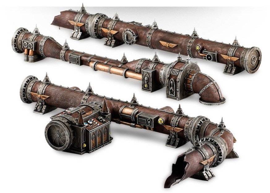 Купить Promethium Relay Pipes (4 литника) в литейной мастерской Webway