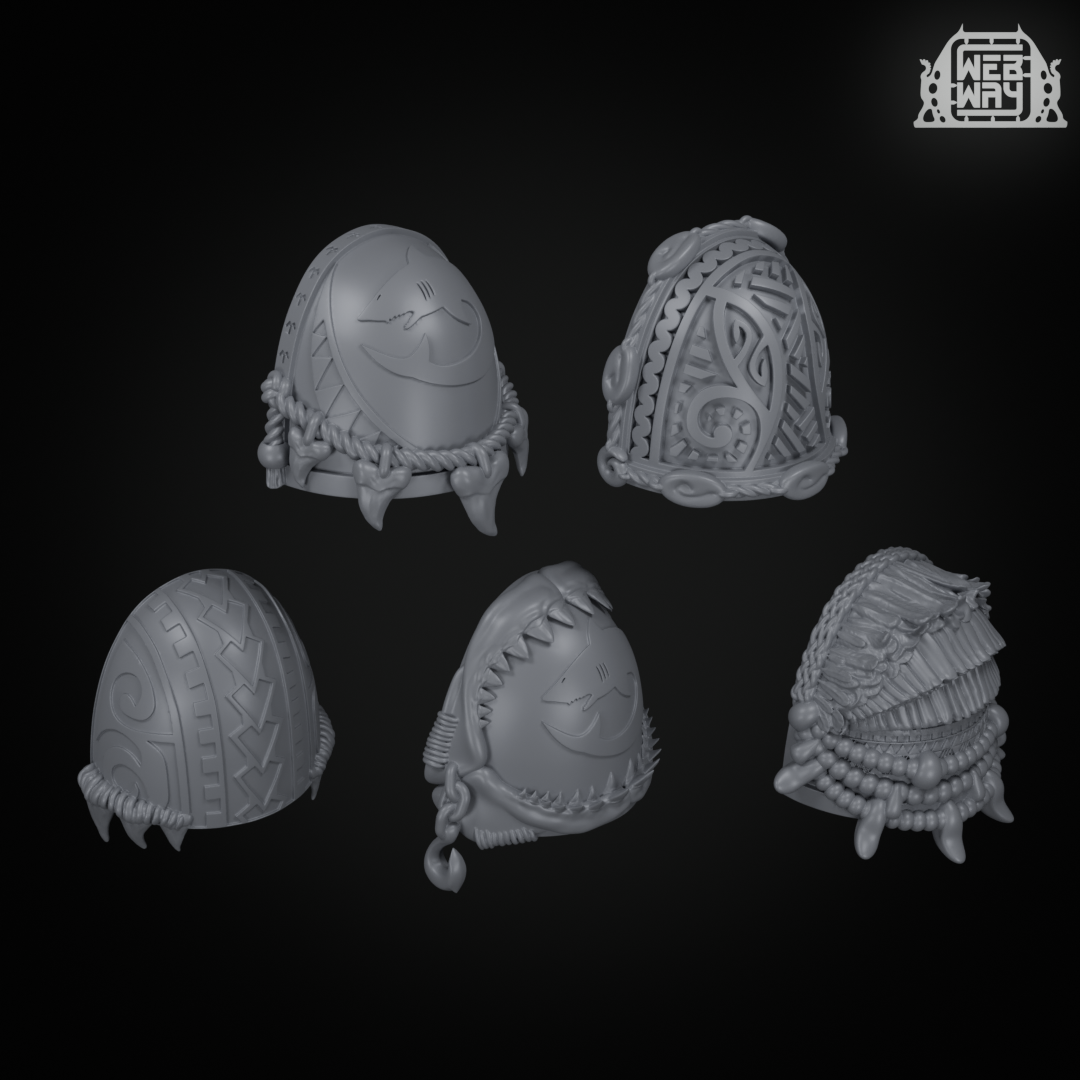 3D печать \Альтернативные модели :: Charharadons Upgrade - Shoulderpads ...