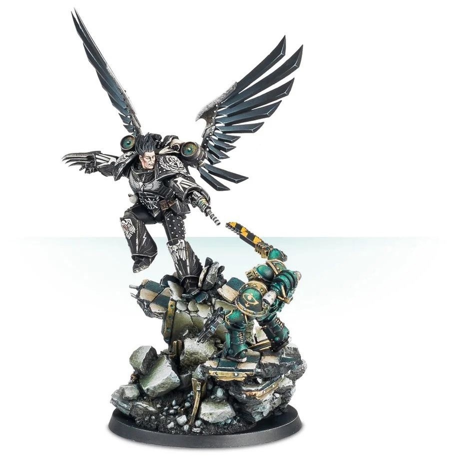 The Horus Heresy :: Corvus Corax, Primarch of the Raven Guard Legion (FW+подставки)