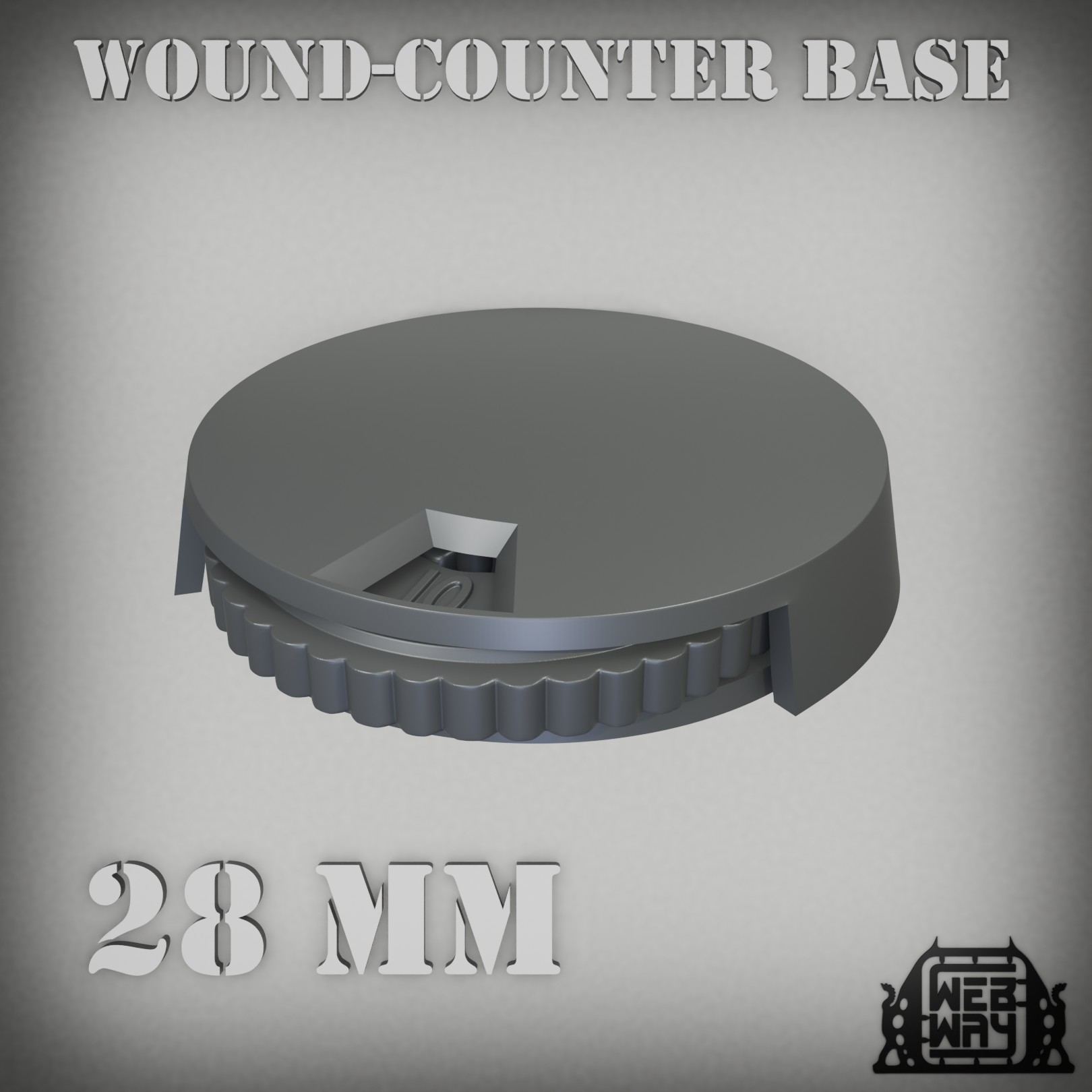 Warhammer 40.000 :: Wound-counter bases 28мм(1шт) [40K]