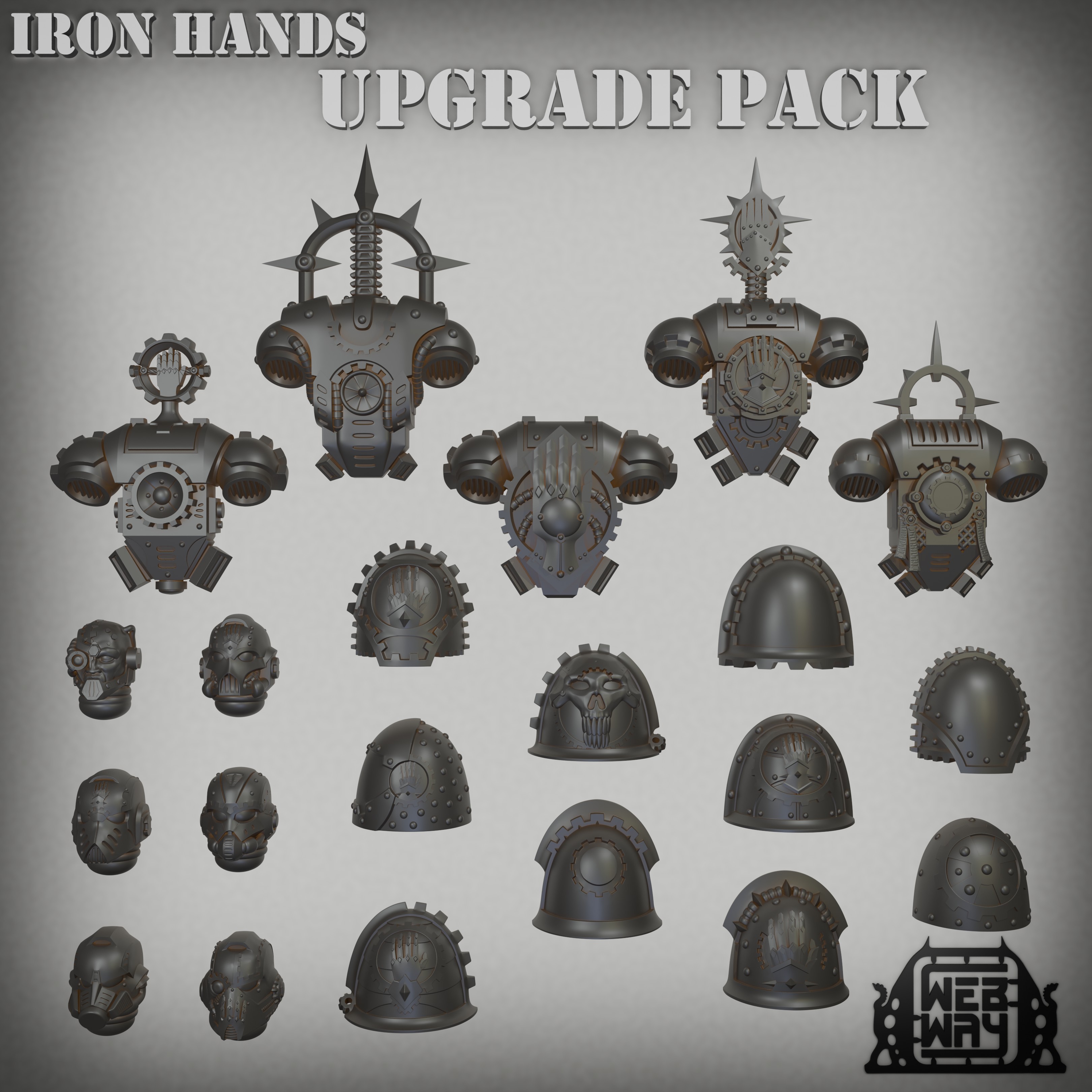 3D печать \Альтернативные модели :: Iron Hands Upgrade - Gravis ...