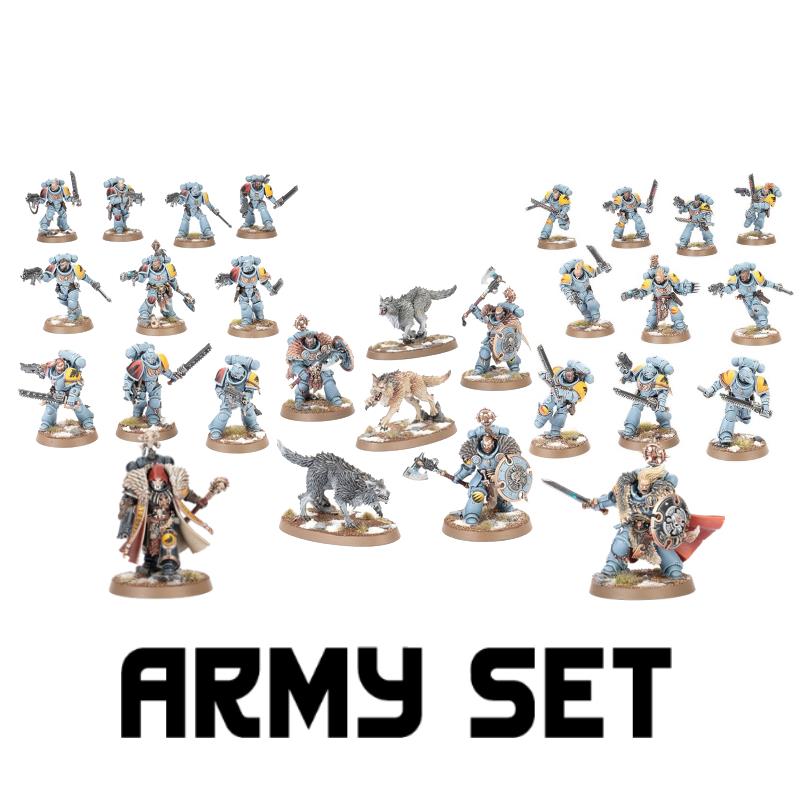 Warhammer 40.000 :: (Starter Set) Army Set - Space Wolves (12 литников ...