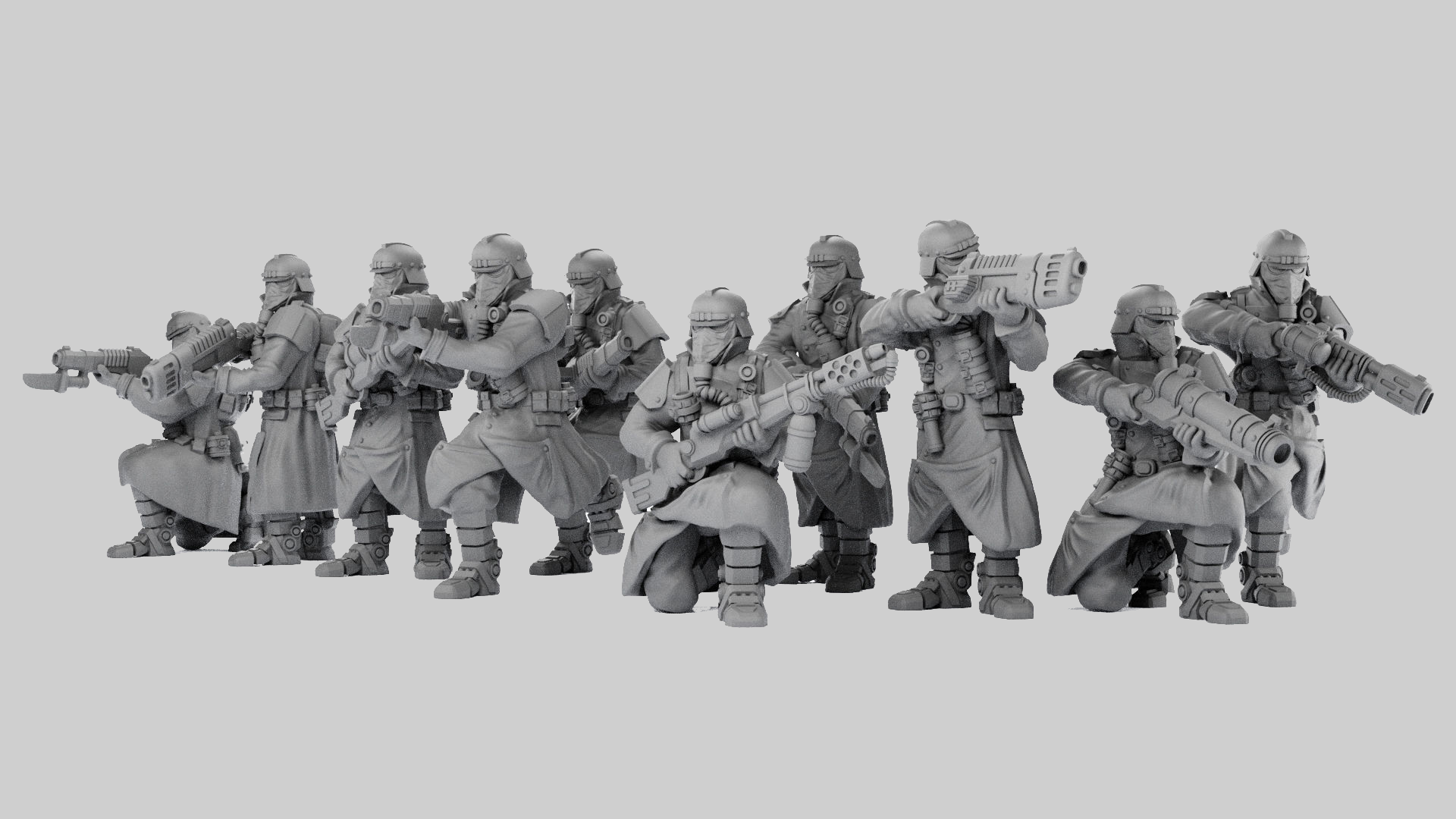 Купить Death Squad (Print) в литейной мастерской Webway