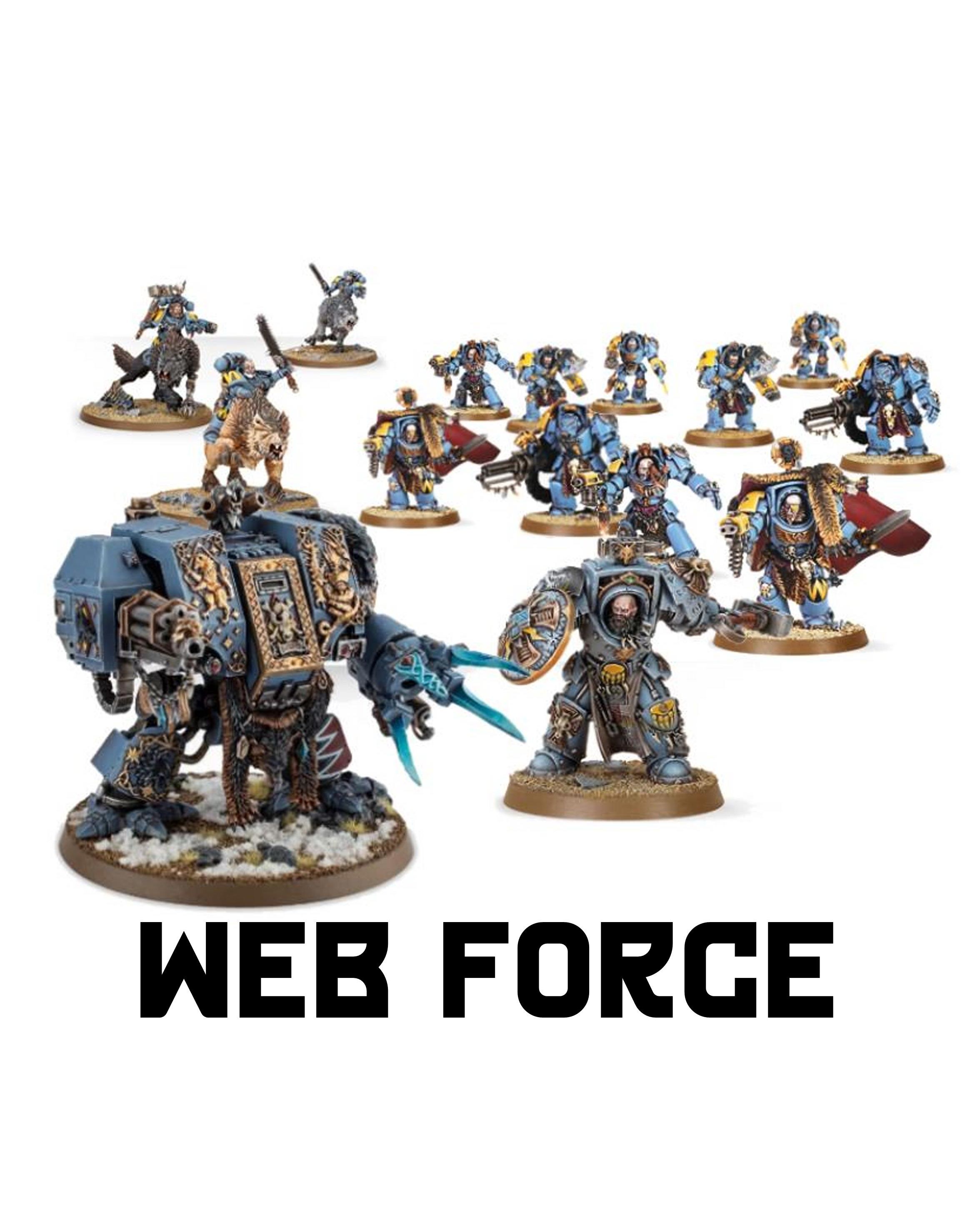 Купить (Starter Set) Web Force - Space Wolves 1 (11 литников) в литейной мастерской Webway