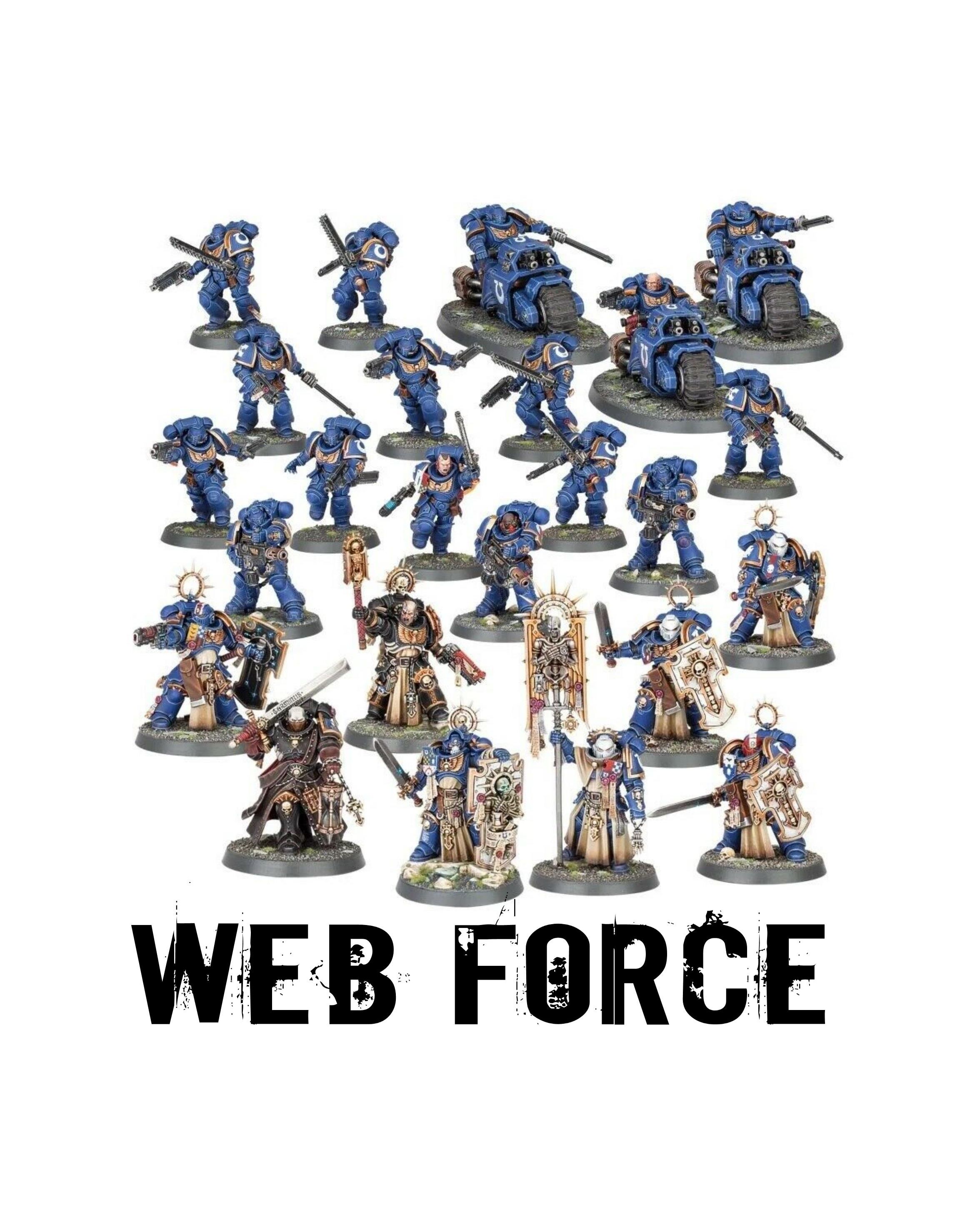 Купить (Starter Set) WebForce - Space Marines - Indomitus (8 литников ...