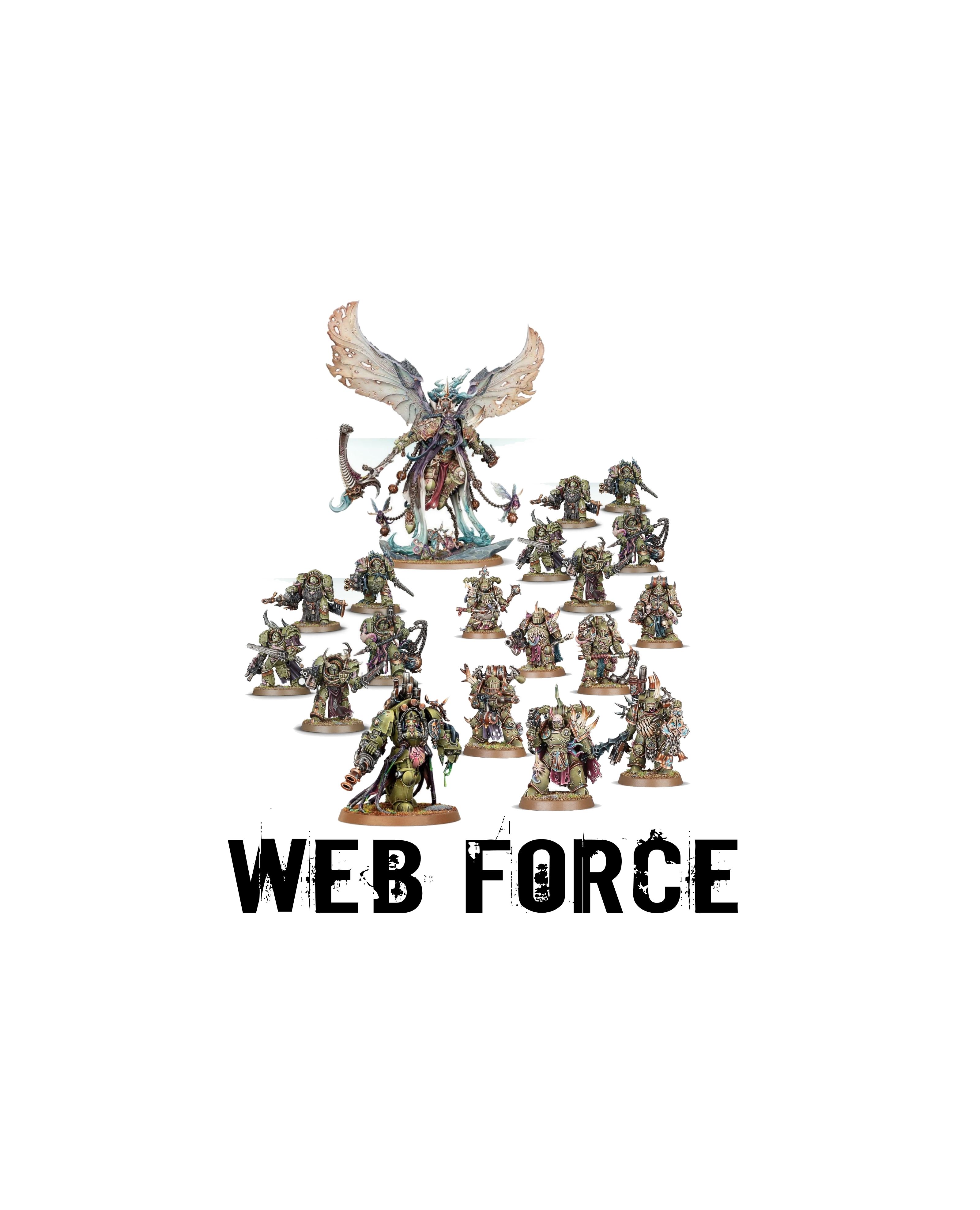 Купить (Starter Set) Web Force - Death Guard (10 литников) в литейной ...