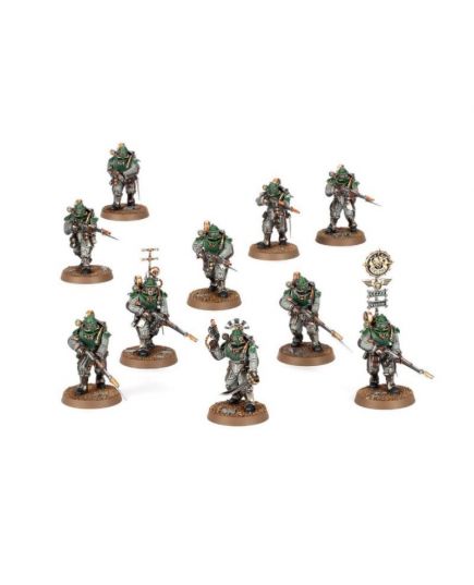 Solar Auxilia Rifle Section (10шт) в литейной мастерской Webway