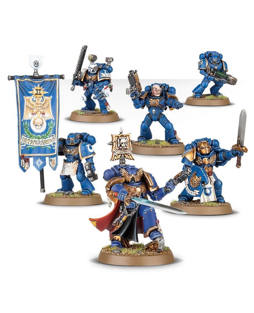 Купить Space Marine Company Command в литейной мастерской Webway