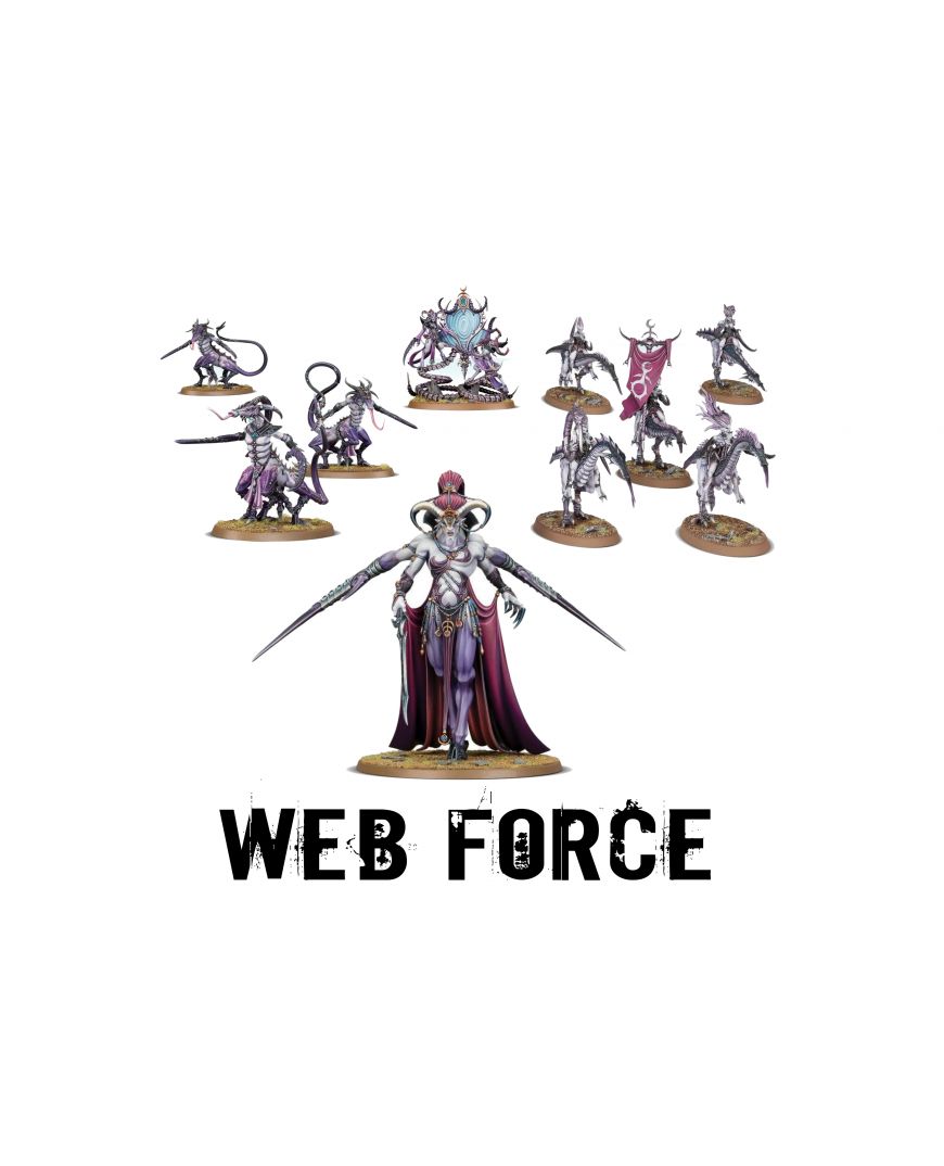 Купить (Starter Set) Web Force - Daemons of Slaanesh (11 литников) в литейной мастерской Webway